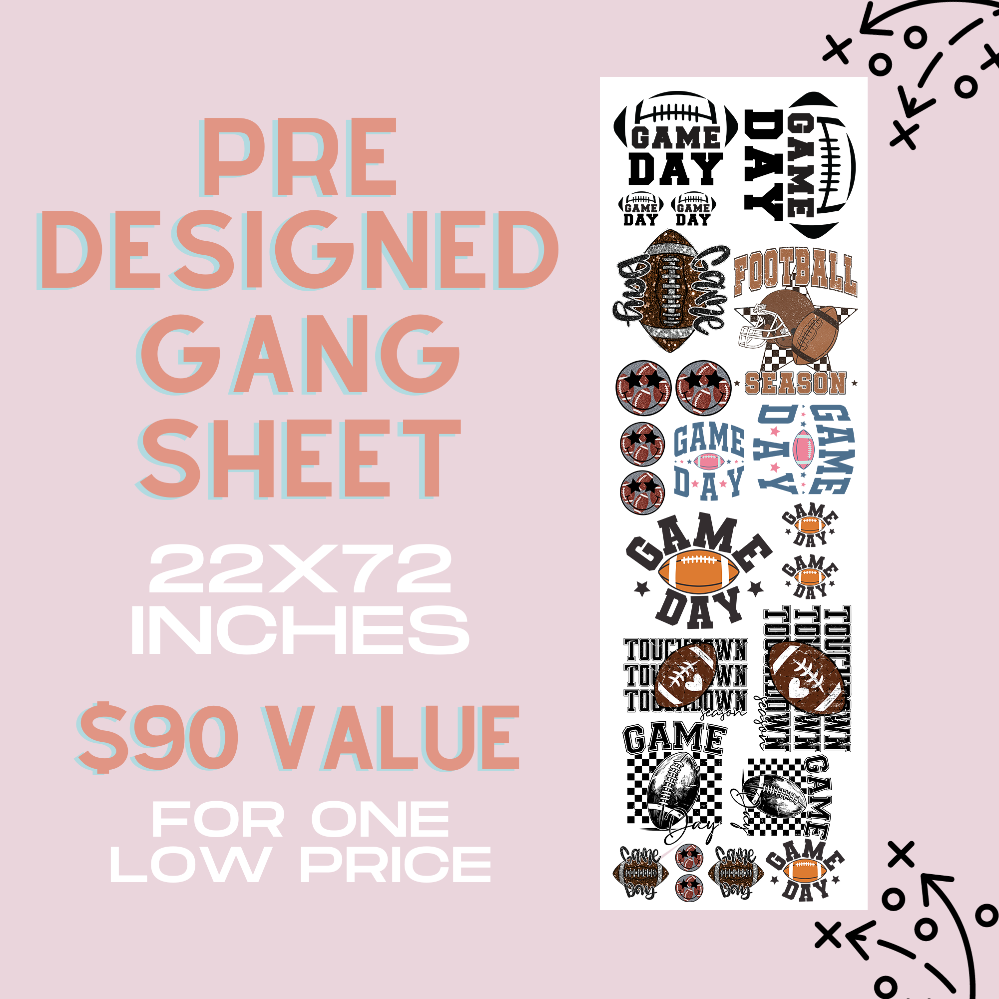 Pre Designed Gang Sheets