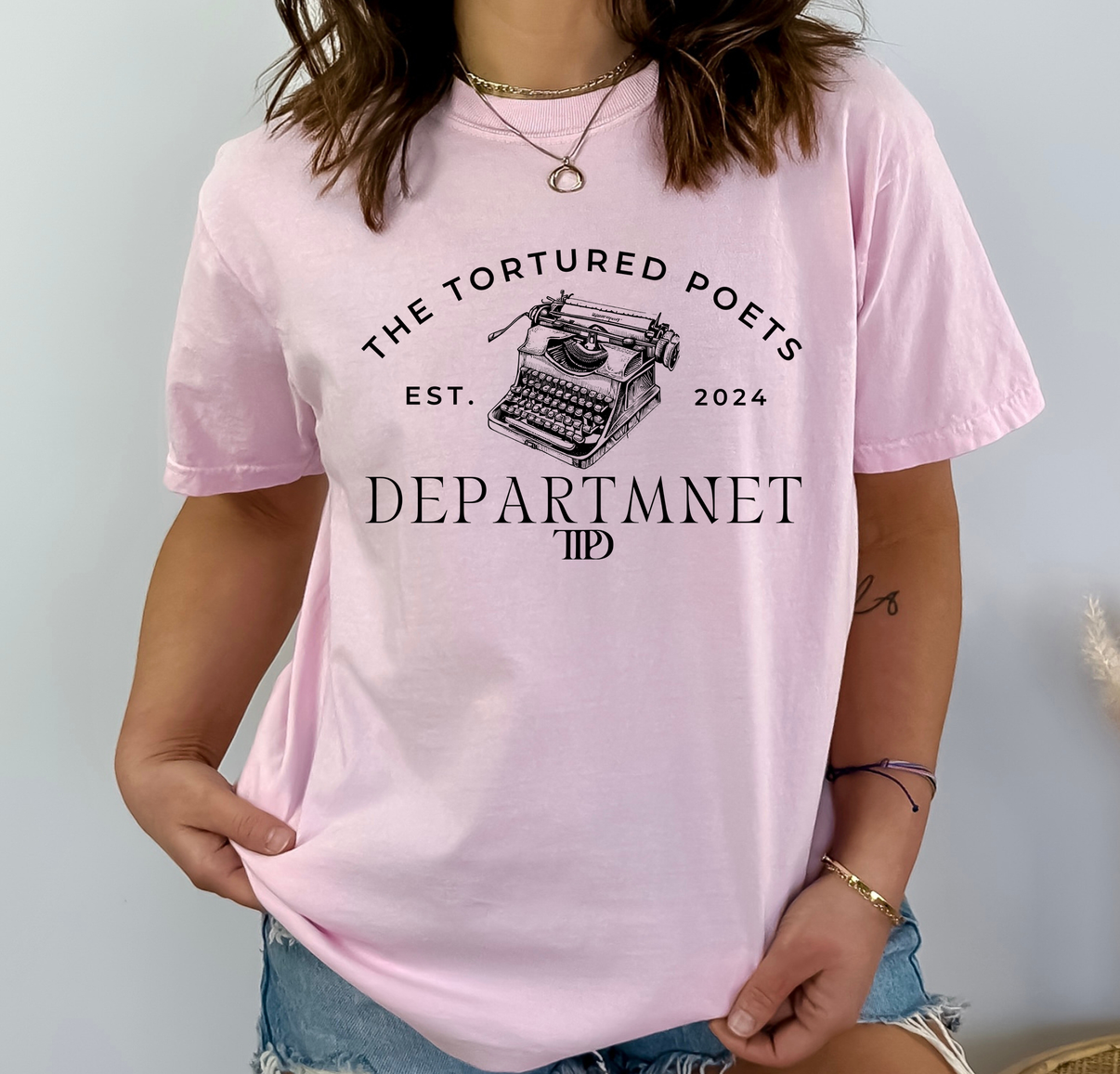 TTPD Black Typewriter - DTF Transfer